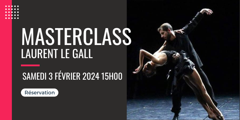 Masterclass Contemporain avec Laurent Le Gall - CAD Ecole de danse Apt Luberon
